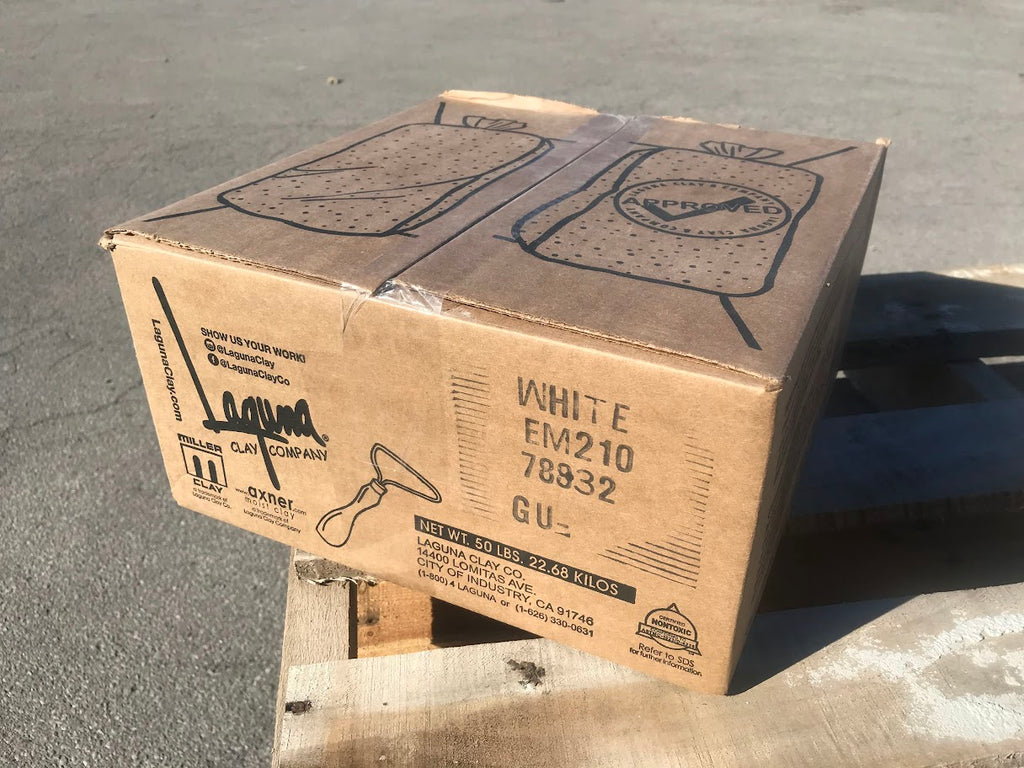 Laguna Clay EM210 White 50 lb. Box – Skycon FX